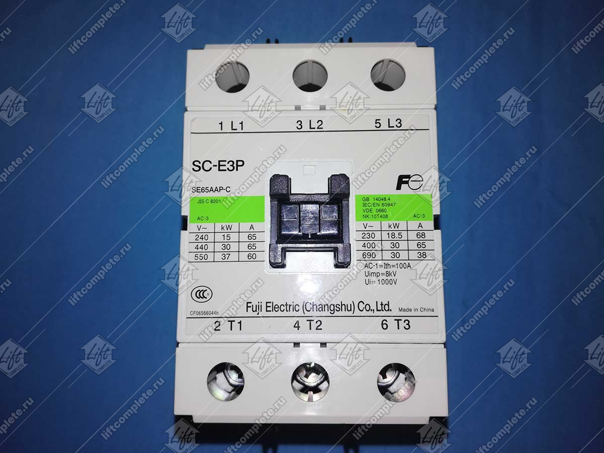 Пускатель, FUJI, SC-E3P, 30kw, 65A, катушка 110 В купить в Москве в ...